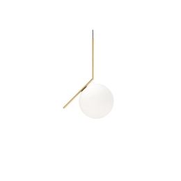 Flos IC Lights S2 Pendelleuchte Messing geb&uuml;rstet