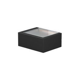 Flos Mile Wandleuchte LED Uplight B: 12cm 2700K Schwarz ON/OFF