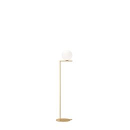 Flos IC Lights F1 Standleuchte Messing geb&uuml;rstet