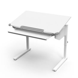 VICCO Kinderschreibtisch, Wei&szlig;, Holzwerkstoff, 1 F&auml;cher, Rechteckig, 108x83.5x68 cm, Arbeitszimmer, Schreibtische, Jugend- & Kinderschreibtische