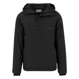 Urban Classics Herren Allwetterjacke "Urban Classics Herren Padded Pull Over Jacket"schwarz, Gr. S, unifarben, 100% Polyamid, Jacken