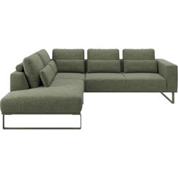Ecksofa Musterring, B:268cm H:88cm T:232cmoliv, 100% Polyester, Wohnzimmer, Sofas, "JUSTB PM100, stilvoller Lounge-Komfort von Musterring",