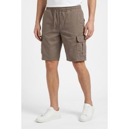 Jack & Jones JACK & JONES Herren Cargohose "JPSTCOLE DYLAN CARGO SHORTS MID"falcon, Gr. S, unifarben, Web, Obermaterial: 98% Baumwolle, 2% Elasthan, Hosen