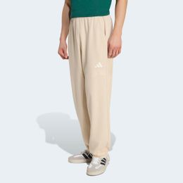 Herren Sporthose "SEASONAL ESSENTIALS COLLEGIATE, FRENCH TERRY, B&Uuml;NDCHEN"crystal linen, ivory, normal, gr., Gr. L, adidas Sportswear, Obermaterial: