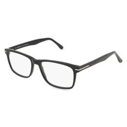 Fielmann IC 015 CL SEBASTIAN Brille Herren | Fassung: Vollrand, Quadratisch, Schwarz Gl&auml;nzend