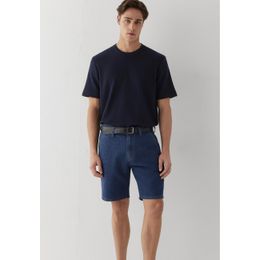 Mavi Herren Rundhalspullover "CREW NECK TRICOT", blau, Gr. M, unifarben, Stoff, 58% Baumwolle, 42% Polyester, Pullover, Premium Strick T-Shirt