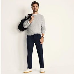 LANDS' END Slim Fit Ultimativ-Chino, Herren, size: regular, Blau, Baumwolle/Elasthan/Polyester, by Lands' End