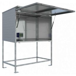 Schake Planstand mit LED-Leuchten und Steckdosen