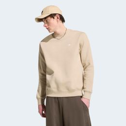 Herren Sweatshirt "TREFOIL ESSENTIALS CREW"khaki three, Gr. M, adidas originals, Obermaterial: 82% Baumwolle, 18% Polyester, Sweatshirts