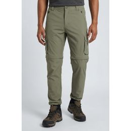 CMP Herren Zip-off-Hose "MAN ZIP OFF PANT"sage, Gr. 56, Web, Obermaterial: 90% Polyamid, 10% Elasthan, Hosen, mit Zip-off-Funktion, aus Polyamid und