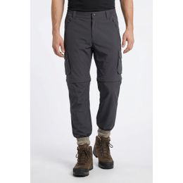 CMP Herren Zip-off-Hose "MAN ZIP OFF PANT"antracite, Gr. 58, Web, Obermaterial: 90% Polyamid, 10% Elasthan, Hosen, mit Zip-off-Funktion, aus Polyamid