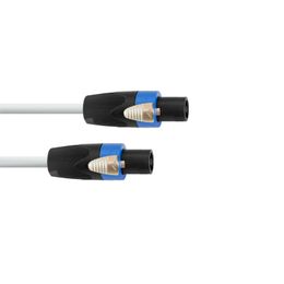 Eurolite OMNITRONIC Lautsprecherkabel SPEAKER 2x1,5 3m wei&szlig;