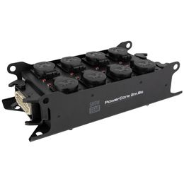 Showgear PowerCore 2m.8s - Breakout Multipin H16 Ein-/Ausgang auf 8x Schuko