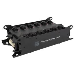 Showgear PowerCore 2m.6p - DMX - Breakout Multipin H16 Ein-/Ausgang auf 6x Power Pro True + 5p DMX-Splitter