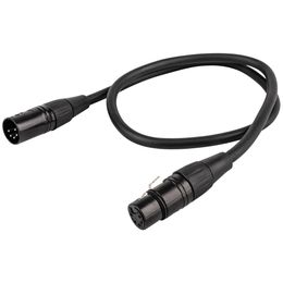 DAP-Audio DAP FL86 - DMX/AES-EBU XLR/M 5P bis XLR/F 5P - 0,75 m