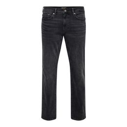 Only & Sons ONLY & SONS Herren Straight-Jeans "ONSWEFT REGULAR WB 0021 TAI DNM NOOS"washed schwarz, Gr. 28, Abriebeffekte, Denim/Jeans, Obermaterial: 99%