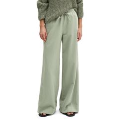 Marc O'Polo MARC O'POLO Damen Chinohose "aus Bio-Baumwolle-TENCEL Lyocell-Leinen-Mix"fresh sage, Gr. 36, unifarben, Twill, Obermaterial: 54% Baumwolle, 23%