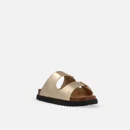 O`Neill O'NEILL M&auml;dchen Sandale "HALEIWA SLIDER LOW JR", Gr. 35gold, Synthetik, Schuhe, Sommerschuh, Schlappen f&uuml;r Kinder