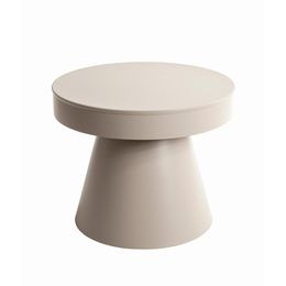 Beistelltisch, Kaschmir, Metall, rund, S&auml;ule, 50x40x50 cm, Wohnzimmer, Wohnzimmertische, Beistelltische, Beistelltische Metall