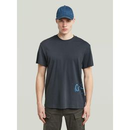 G-Star Raw G-STAR Herren T-Shirt "Sprayed T-Shirt"india ink, Gr. XS, Obermaterial: 100% Baumwolle, Shirts
