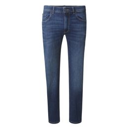 Herren 5-Pocket-Jeansdunkelblau used whisker, Gr. 38, Pioneer Authentic Jeans, Denim/Jeans, Obermaterial: 76% Baumwolle, 22% Polyester, 2% Elasthan,