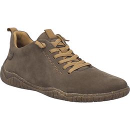 Josef Seibel Damen Barfu&szlig;schuh "Wynona 06", Gr. 37taupe, Nubukleder, Schuhe, Slipper, Schl&uuml;pfschuh, Halbschuh, elastische Schn&uuml;rsenkeln, G-Weite