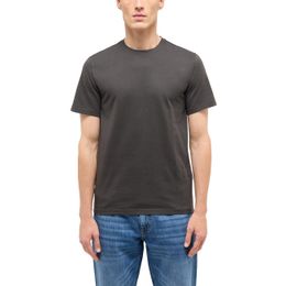Mustang Herren Kurzarmshirt "Herren Style Austin"anthrazit, Gr. S, Jersey, 100% Baumwolle, Shirts