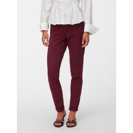 V&eacute;ro Moda VERO MODA Damen Anzughose "VMMAYA MR LOOSE SOLID PANT NOOS", rot, Gr. L, unifarben, Web, Obermaterial: 62% Polyester, 33% Viskose, 5% Elasthan,