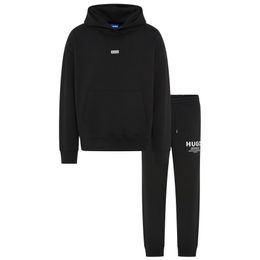 Hugo Herren Jogginganzug, Gr. XLschwarz005, Sweatware, Obermaterial: 100% Baumwolle, unifarben, Sportanz&uuml;ge