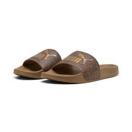 Puma Damen Badesandale "LEADCAT 20 FELINE", Gr. 42soft taupe, chocolate fondue, Synthetik, unifarben, Schuhe, Badelatschen