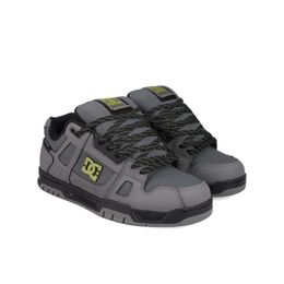DC Shoes Damen Ankleboots "Stag Wnt", Gr. 11,5grau, schwarz, Obermaterial:53.57% Leder, 33.18% Synthetikmaterial, 13.26% Polyester., Schuhe