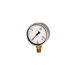 Riegler Manometer, Robustausf&uuml;hrung, G 1/2 unten, 0 - 400,0 bar, &Atilde;&tilde; 100 (515)