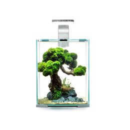 Aquael Shrimp Set Tag und Nacht wei&szlig; 10 Liter, 20 x 20 x 25 cm
