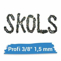 Profi S&auml;gekette 3/8" 1,5 mm 56 TG 38 cm DOLMAR, Husqvarna mit Metallbox