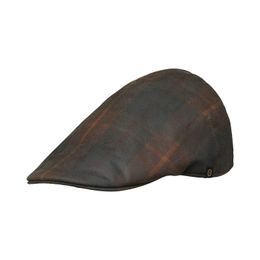 Chevalier Schieberm&uuml;tze Torre Hunter Brown Checked (Gr&ouml;&szlig;e: 55)