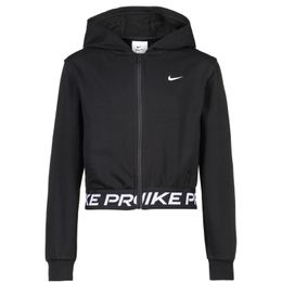 Nike PRO DRI-FIT Trainingsjacke M&auml;dchen - Gr&ouml;&szlig;e 146/152 - schwarz