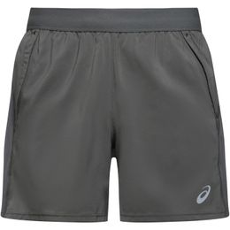 asics ROAD 5IN Laufshorts Herren - Gr&ouml;&szlig;e M - grau