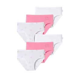 Schiesser M&auml;dchen Slip Fine Rib 6er Pack