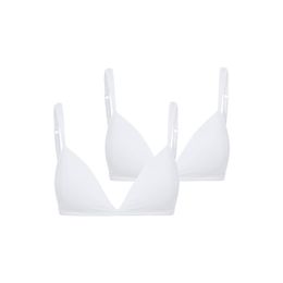 Skiny Damen Triangel-BH Cotton Essentials 2er Pack