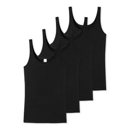Schiesser Damen Spaghettitop Modal Essentials 4er Pack