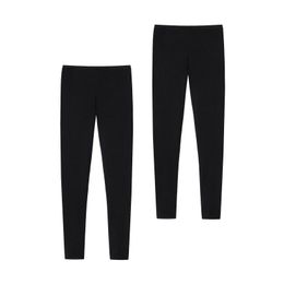 Schiesser Damen Leggings Luxury 2er Pack