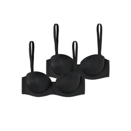 Schiesser Damen B&uuml;gel-BH Bandeau mit Schale - Unique Micro 2er Pack