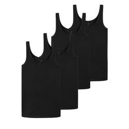 Schiesser M&auml;dchen Unterhemd 95/5 Organic Cotton 4er Pack