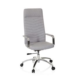 hjh OFFICE Home Office B&uuml;rostuhl SARANTO PLUS Stoff mit Armlehnen