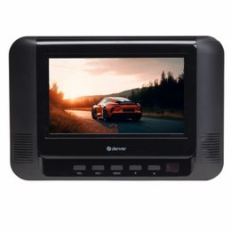Denver MTW-793 Tragbarer DVD Player (7 Zoll (17,8 cm), LCD Display, 12V Anschluss, Akku, USB, SD)