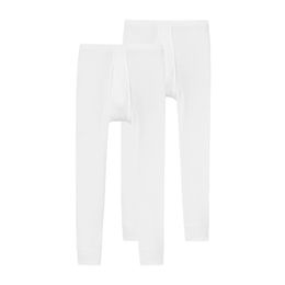 Schiesser Herren Lange Unterhose Original Doppelripp 2er Pack