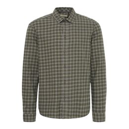 Blend Herren Langarmhemd "BHCALLI SHIRT", gr&uuml;n, Gr. M, kariert, Web, Obermaterial: 100% Baumwolle, Hemden, Baumwolle, regular fit