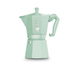 Bialetti Exclusive Moka Espressokocher f&uuml;r 6 Tassen in gr&uuml;n, Special Edition, Klassiker aus Italien
