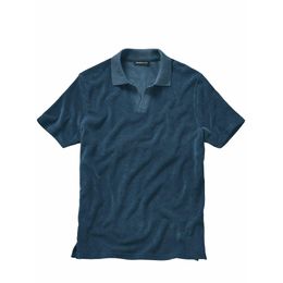 Mey & Edlich Mey & Edlich Herren Terry-Polo Blau 100 % Baumwolle (bio)