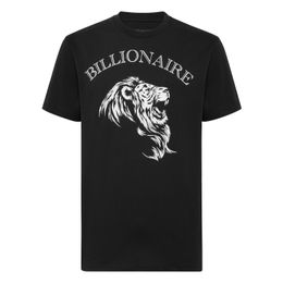 Embroidered Round Neck T-Shirt Lion